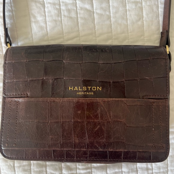 Halston Heritage | Bags | Halston Heritage Crossbody Bag Genuine ...